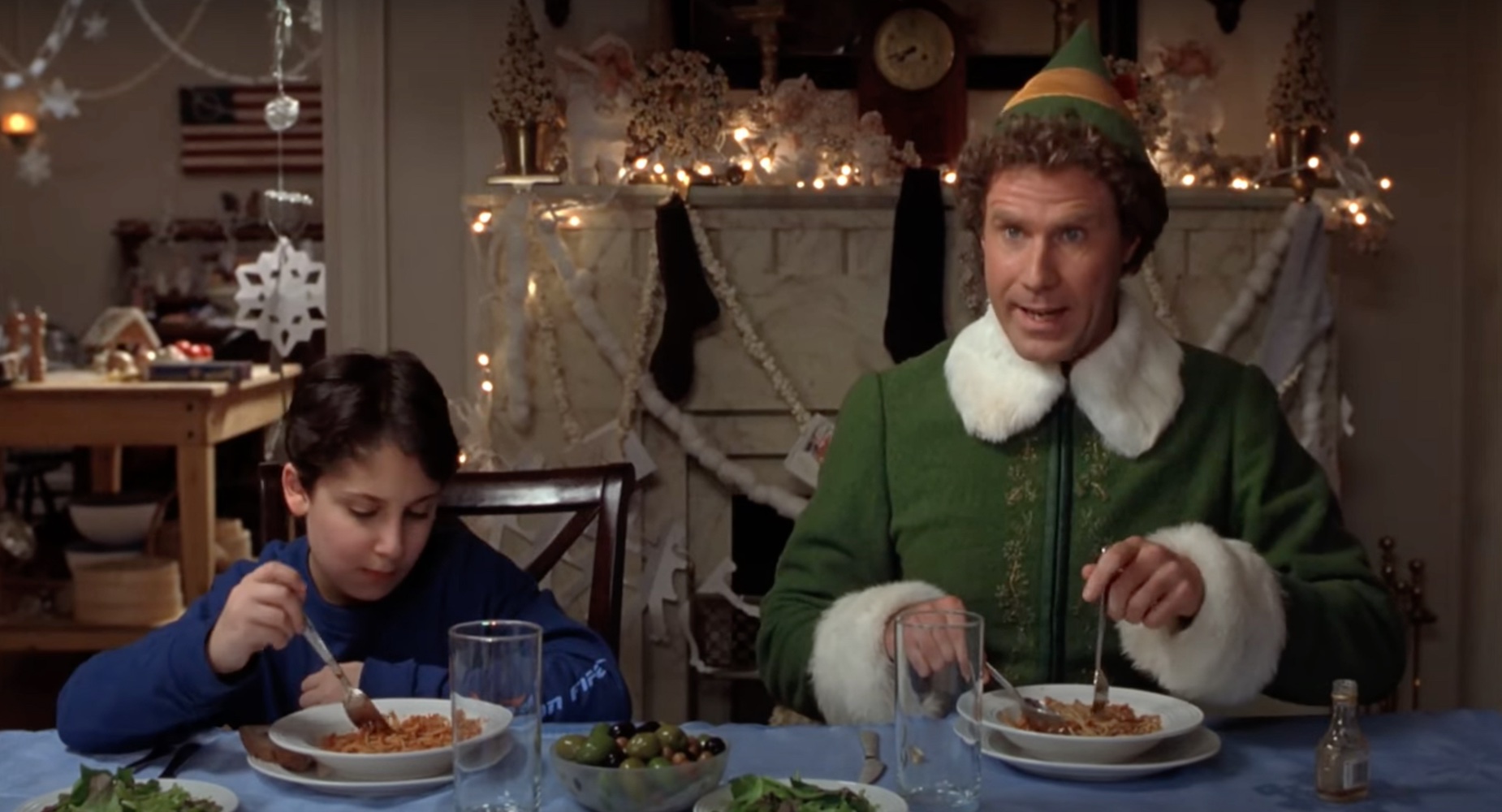 “We elves try to stick to the four main food groups: candy, candy canes ...